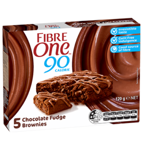 90 Calorie Snacks - Brownies & Protein Bars - Fibre One