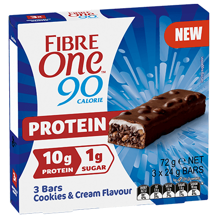 90 Calorie Snacks - Brownies & Protein Bars - Fibre One
